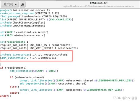 Linux下libwebsockets源码编译以及测试libwebsockets编译 Csdn博客