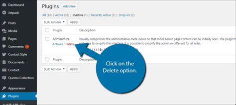 How To Uninstall A Plugin The Right Way Greengeeks