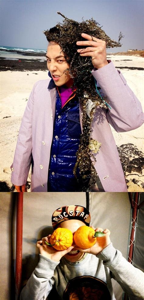 지드래곤 미역머리 제주도 정취에 흠뻑 빠져 애교 폭발