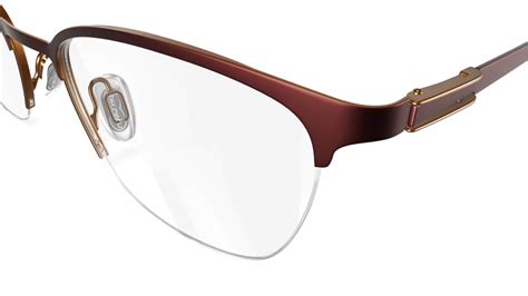 Specsavers Womens Glasses Tech Specs 21 Red Square Metal Stainless