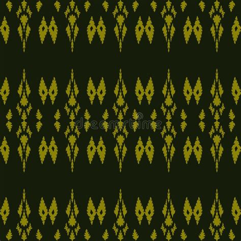 Geometric Ethnic Pattern Design For Clothing Fabric Background Wallpaper Wrap Batik Stock
