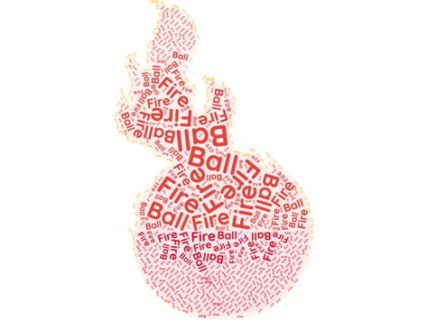 Fireball Word Cloud · Inkpx