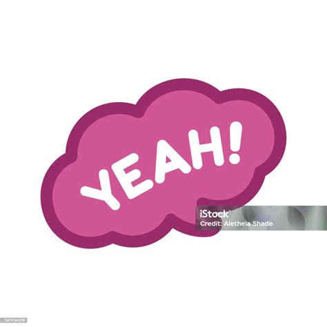 예 말풍선 아이콘입니다 귀여운 검은 텍스트 글자 벡터 그림입니다 Brand Name Online Messaging