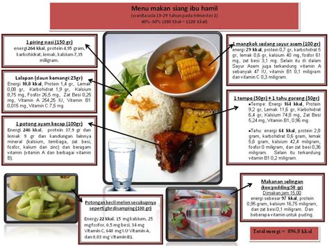 Vechirnya S Scope Menu Makan Siang Ibu Hamil