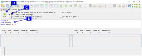 Compare Custom Query Results Ks Db Merge Tools For Cross Dbms