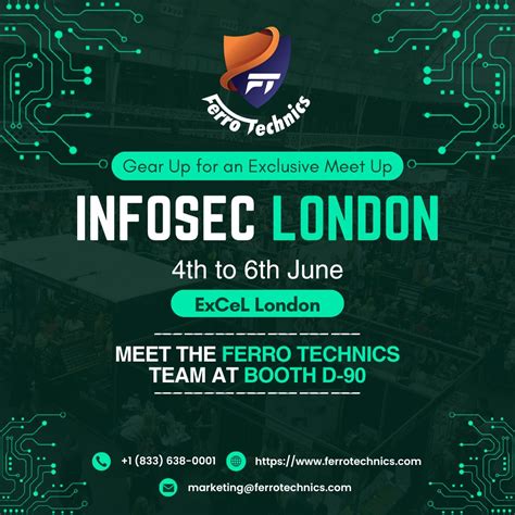 Ferro Technics On Linkedin Infoseclondon Cybersecurity Techevent