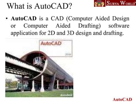 Autocad 1 Pptx 3 D Graphics Computer Software And Applications