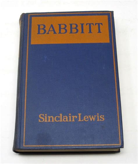 Babbitt By Sinclair Lewis 1934 First Edition Second Issue Hardcover Ebay
