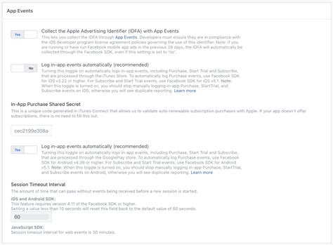 facebook ads app events setup revenuecat community