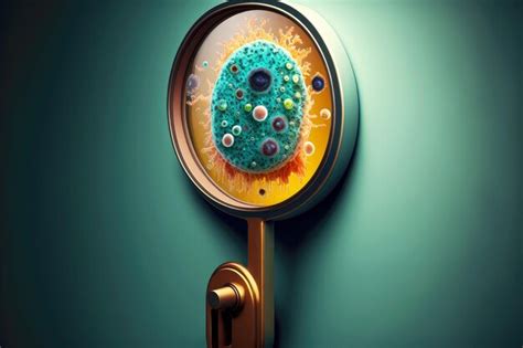 Premium Photo Microbiological Examination Of Microbes On Door Handle