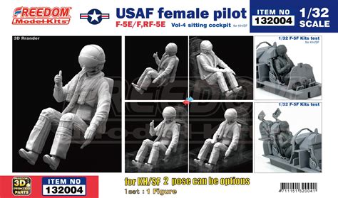 Usaf Female Pilot For F 5e F Rf 5e Vol 4 Sitting Cockpit