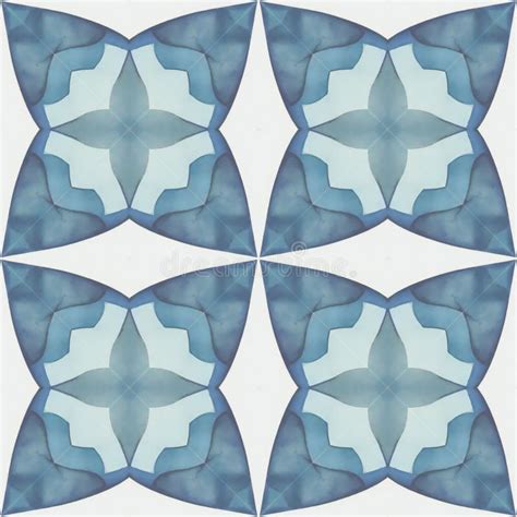 Seamless Tileable Decorative Background Pattern With Symmetrical Design