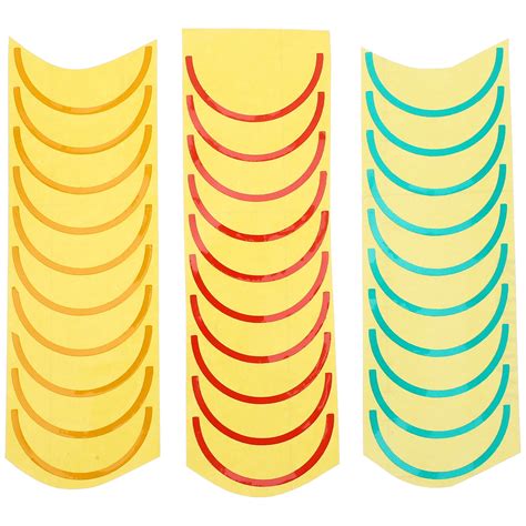 Guiyong 6 Sheets Indicator Sticker Adhesive Air Pressure Gauge Decal