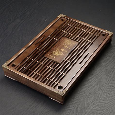 중국 전통 나무 트레이 나무 차 테이블 차 바다 차 세트 쿵푸 차 트레이 도구 컵 및 주전자 공예 트레이 43286cmtea Trays Aliexpress