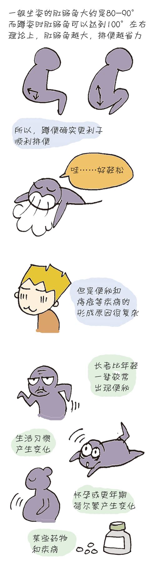 蹲便和坐便哪个更健康？一幅科学漫画告诉你真实情况