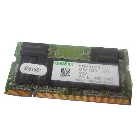 Kingmax 512MB DDR-333 MSAC22D-38KX3 - Mémoire / ram