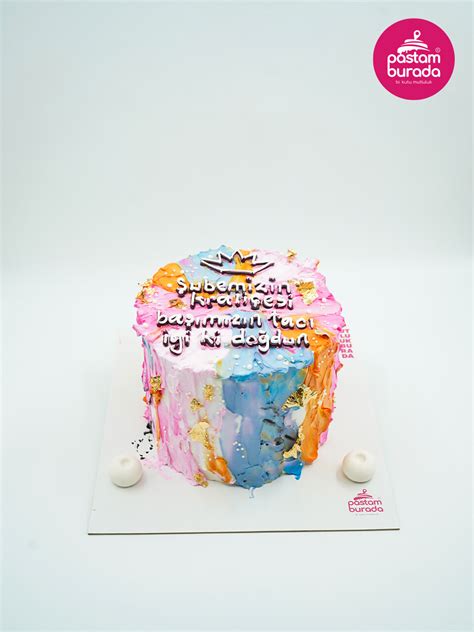 Renkli Naked Cake
