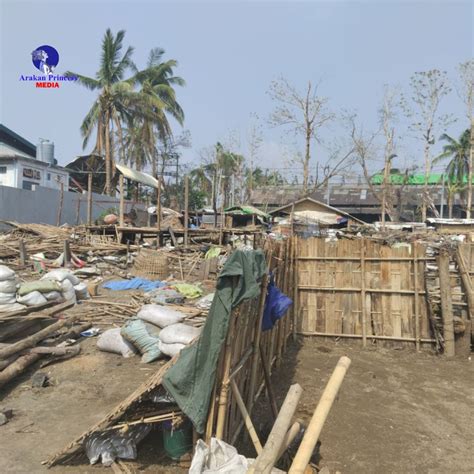 Mocha ဆိုင်ကလုန်းမုန်တိုင်းကြောင့် အလုံးစုံ ပျက်စီးလားခသည့် ကျောက်တော်မ