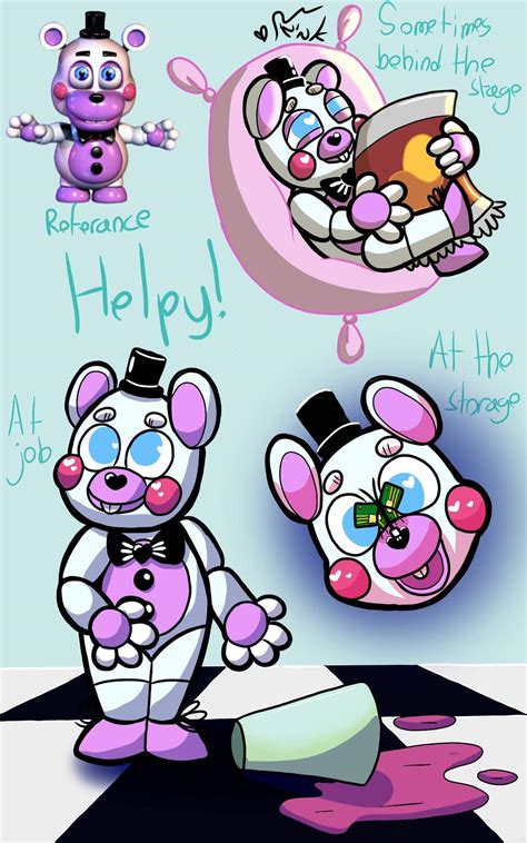 Helpy Fan Art Sheet Five Nights At Freddys Amino