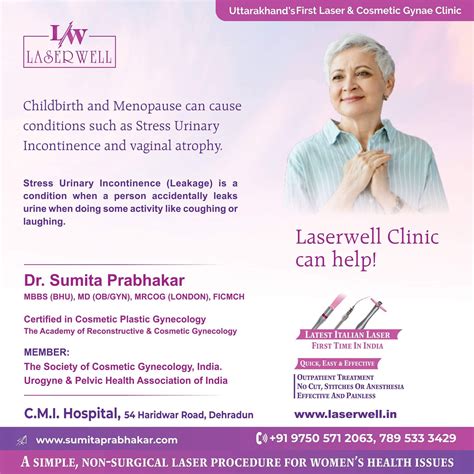 Laser Therapy For Stress Urinary Incontinence In Women Laserwell