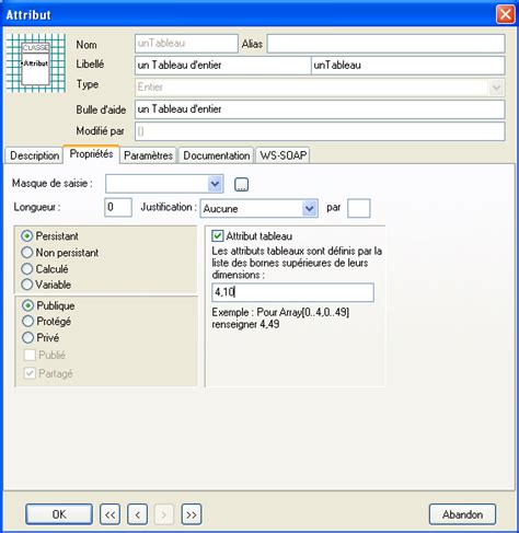 Attributs Model Wiki