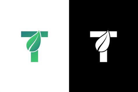 Premium Vector Letter T Leaf Logo Icon Design Template Vector Symbol