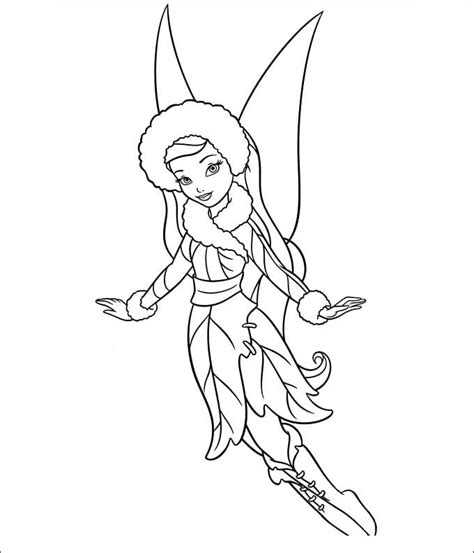 Tinkerbell Happy Birthday Coloring Pages
