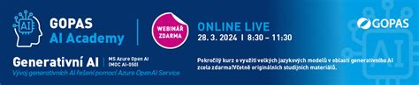 Gopas Ai Academy Počítačová škola Gopas