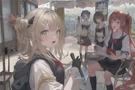 ai调教日漫少女插画 z687683083 站酷zcool