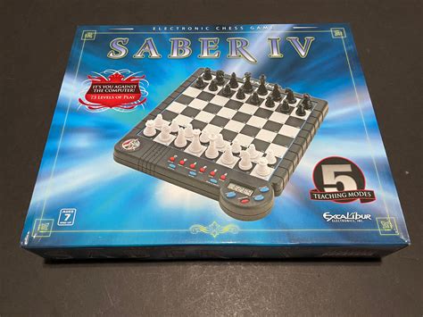 Saber Iv Computer Chess Set Brand New In Box Never Used Top Of