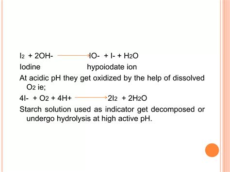 Iodimetry And Iodometry Pptx