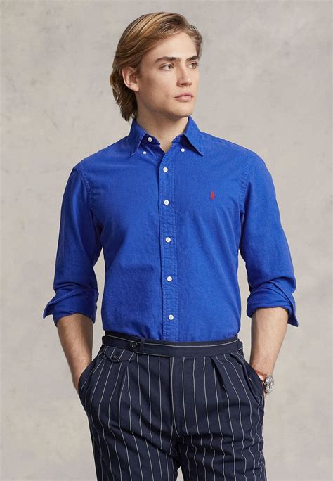 Polo Ralph Lauren Long Sleeve Sport Shirt Hemd New Sapphire Blau