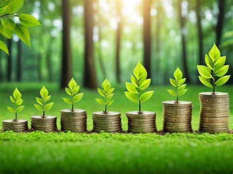 Premium Ai Image Stacks Of Coins Arranged In A Bar Graph