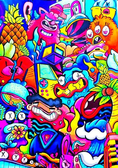 Vexx Doodle Art Wallpapers Top Free Vexx Doodle Art Backgrounds Wallpaperaccess