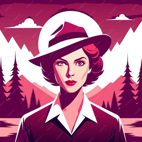 Vintage Vector Illustration Flat 2 Premium Ai Generated Vector