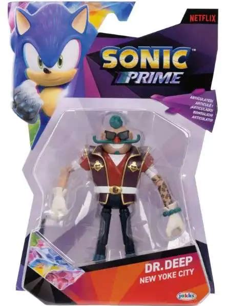 Sonic The Hedgehog Prime Series 3 Dr Deep 5 Action Figure New Yoke