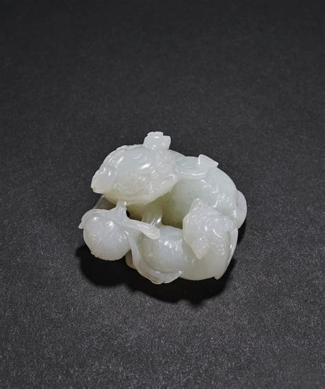 1064 白玉太狮少狮