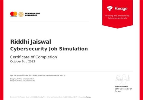riddhi jaiswal on linkedin cybersecurity certificationcomplete virtualinternship