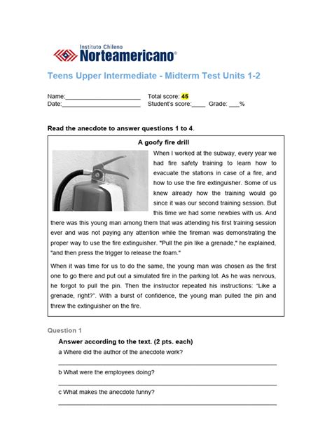 Midterm Upper Intermediate 1 Y 2 Pdf