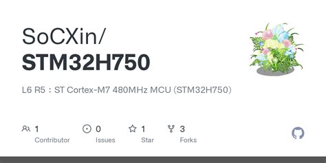 Github Socxin Stm32h750 L6 R5：st Cortex M7 480mhz Mcu Stm32h750