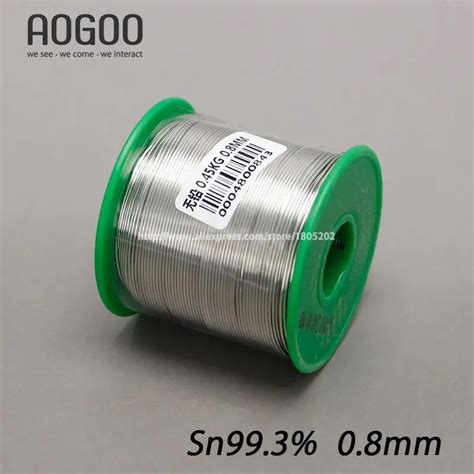 G Mm Lead Free Solder Wire Health Sn Tin Wire Melt Rosin Core Big Roll Model Sn