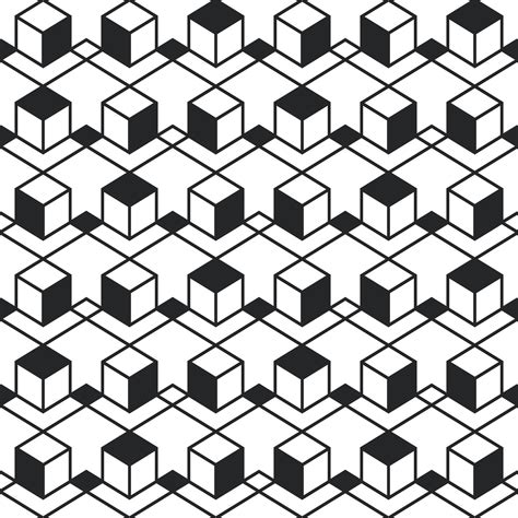 Geometric Cube Pattern 55896869 Vector Art At Vecteezy
