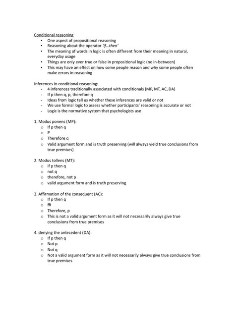 Cognitive Psychology Lecture Summary Psyc1607 Cognitive Psychology