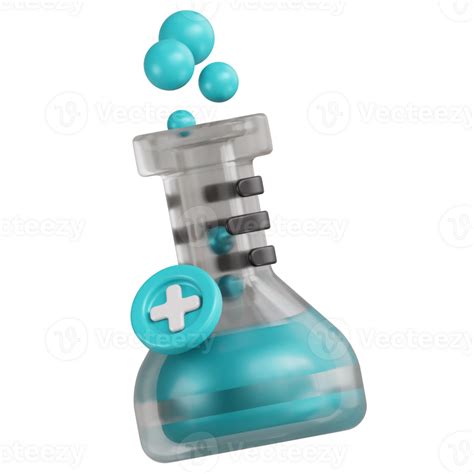 Laboratory Flask D Illustration PNG