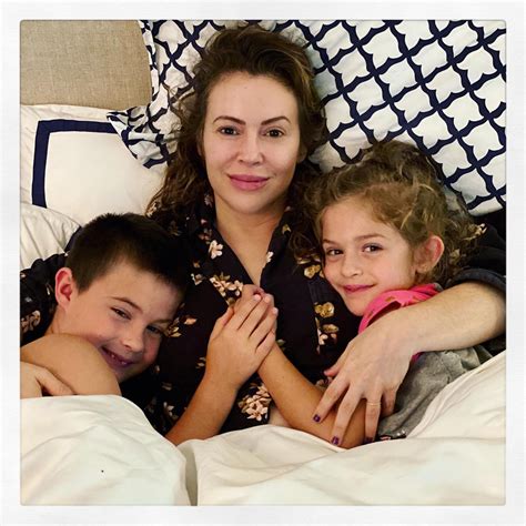 Alyssa Milano Figlio Alyssa Milano My Son And Daughter I Have To