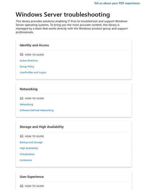 troubleshoot windows server pdf active directory microsoft windows
