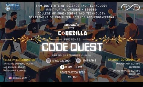 S Surya On Linkedin 🚀 Welcome To Code Quest An Electrifying Event Brought To You By