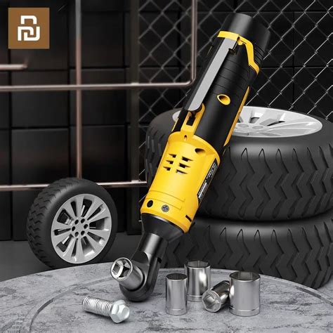 Youpin Deli 무선 전기 렌치 휴대용 직각 래칫 렌치 세트 앵글 드릴 수리 임팩트 렌치 전동 공구 키트 12v Aliexpress