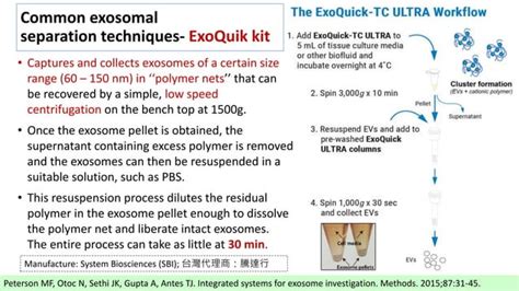 A Brief Review Of Exosome And Its Detection Pptx