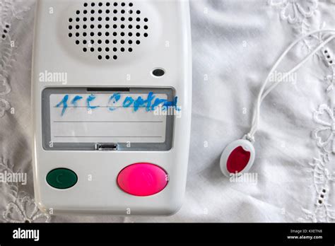 Life Saving Personal Alarm For The Elderly And Disabled People Showing